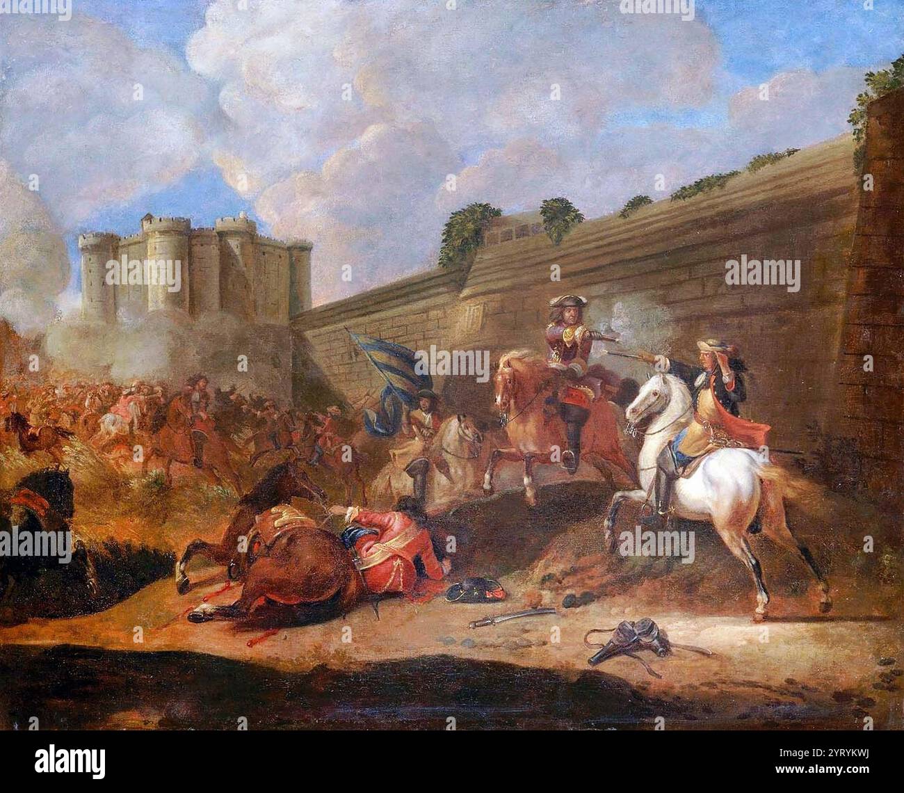 Episode of the Fronde at the Faubourg Saint-Antoine by the Walls of the ...