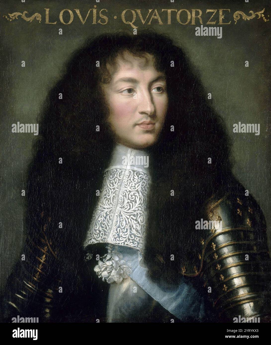 Louis XIV, King of France (1638-1715) by Charles Le Brun (1619?1690). 1662 Stock Photo - Alamy