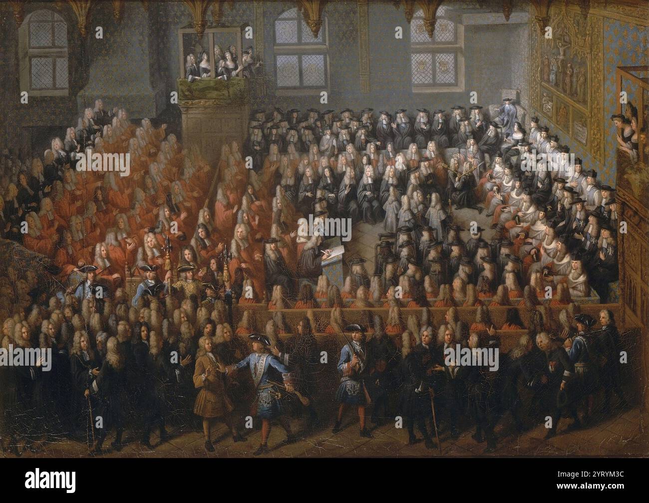 The liturgy of September 12, 1715, in the presence of the young Louis ...