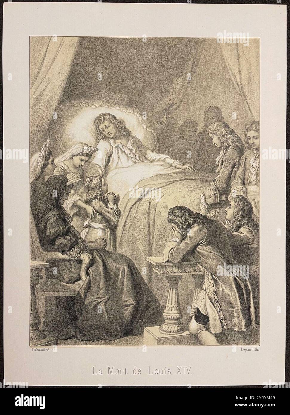 Death of Louis XIV of France (1638-1715 Stock Photo - Alamy