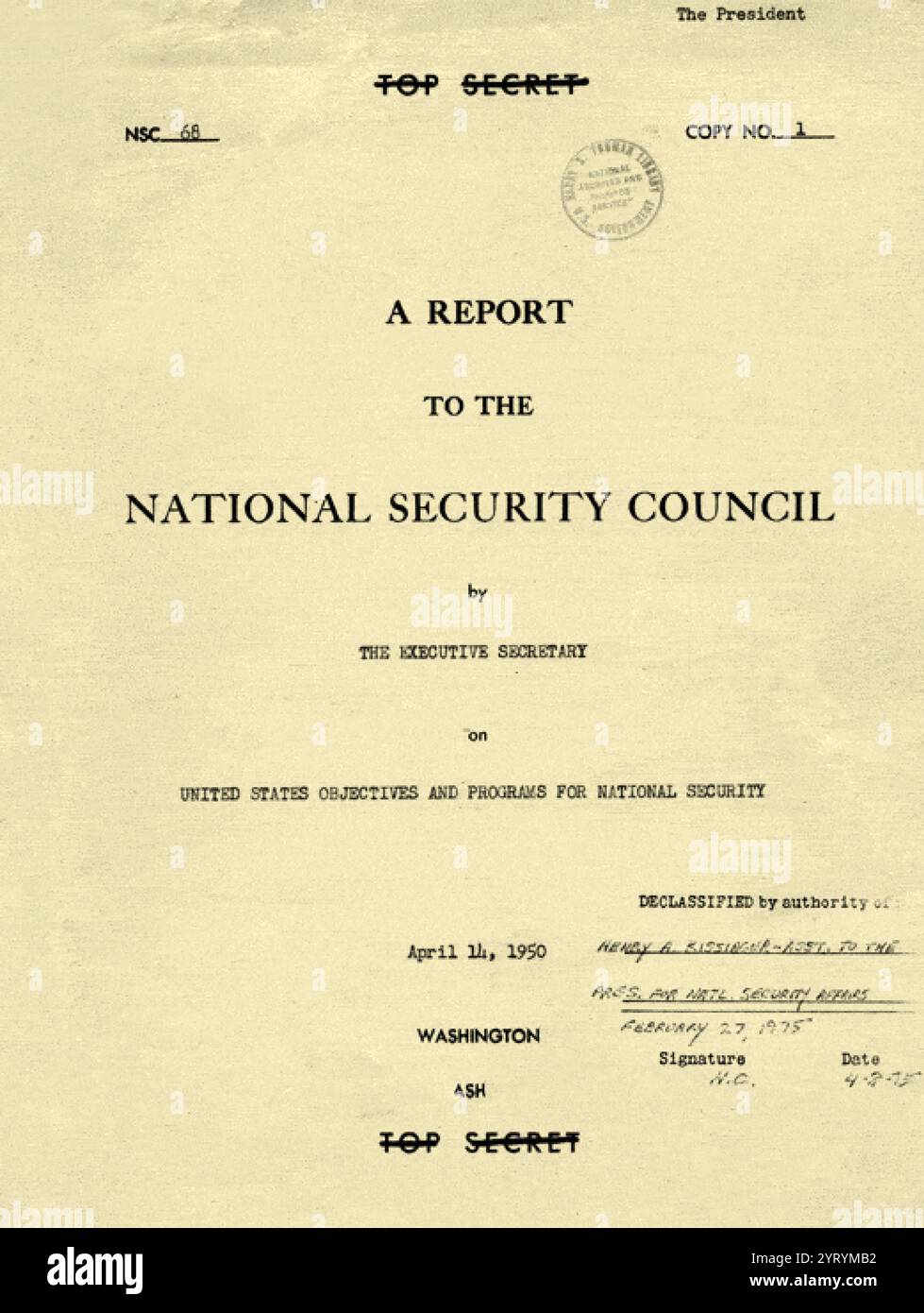 United States Objectives and Programs for National Security, better ...