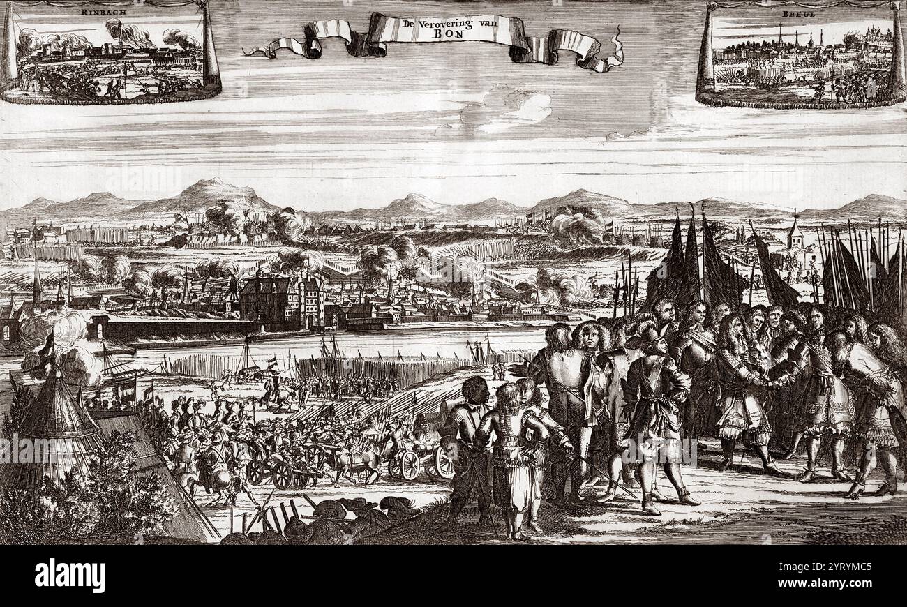The siege of Bonn took place in 1689 during the Nine Years' War when ...