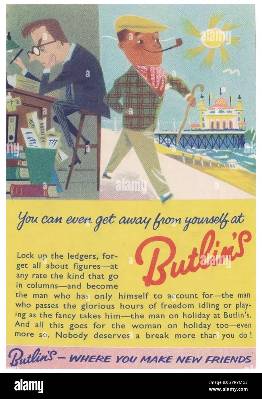 1950s butlins hi-res stock photography and images - Alamy