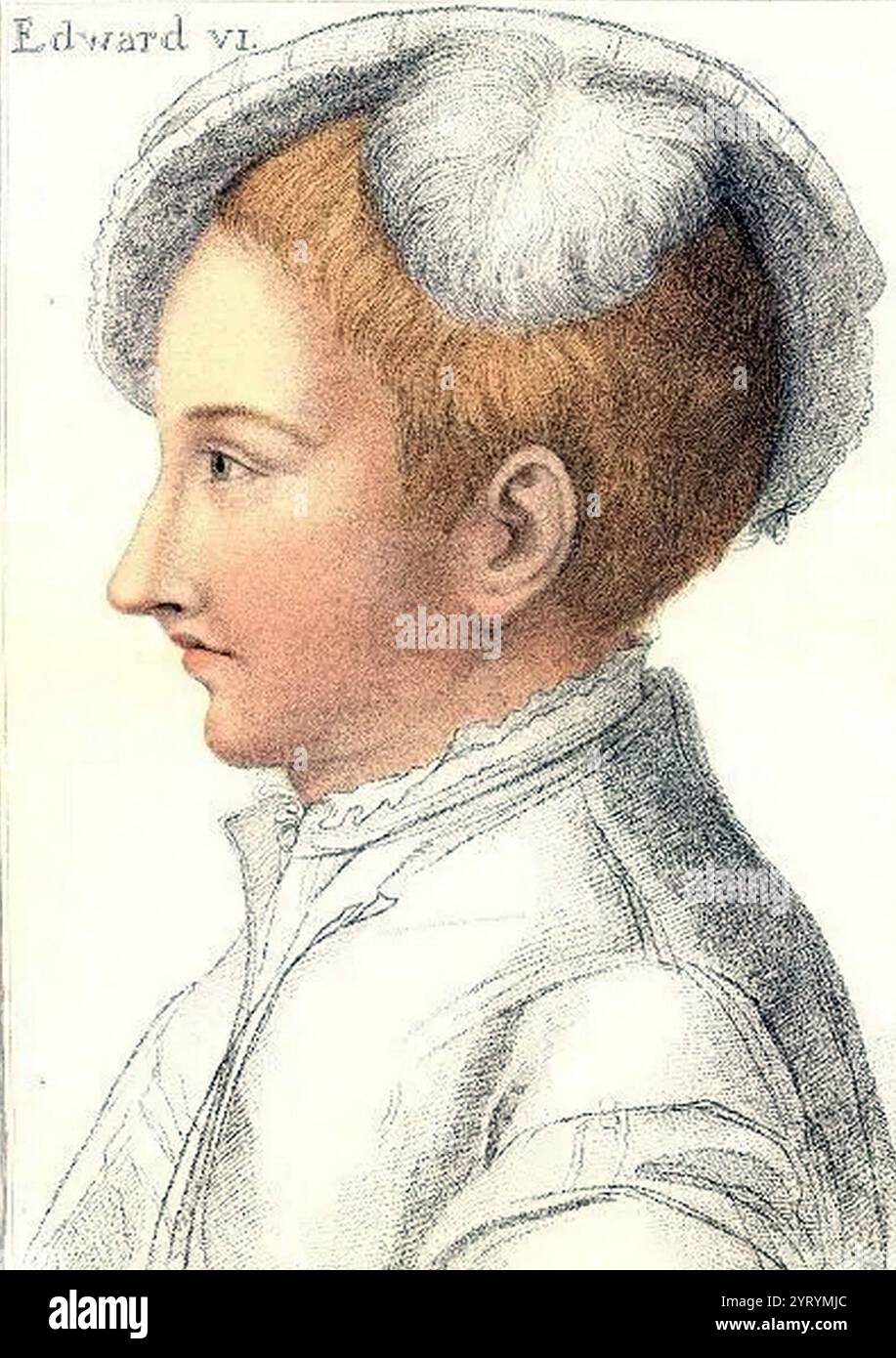 16th Century Portrait Edward VI (12 October 1537 ? 6 July 1553, King of ...