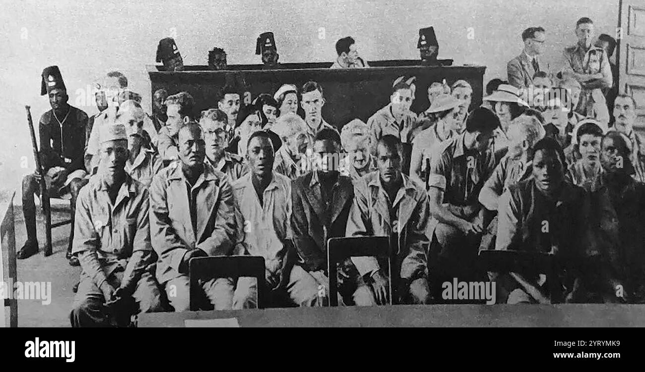 Trial of Waruhiu Itote (1922 ? 1993), nom de guerre General China, was ...