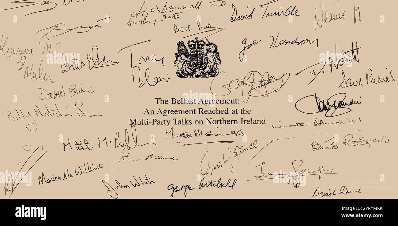 Good friday agreement 10 april 1998 hi-res stock photography and images ...