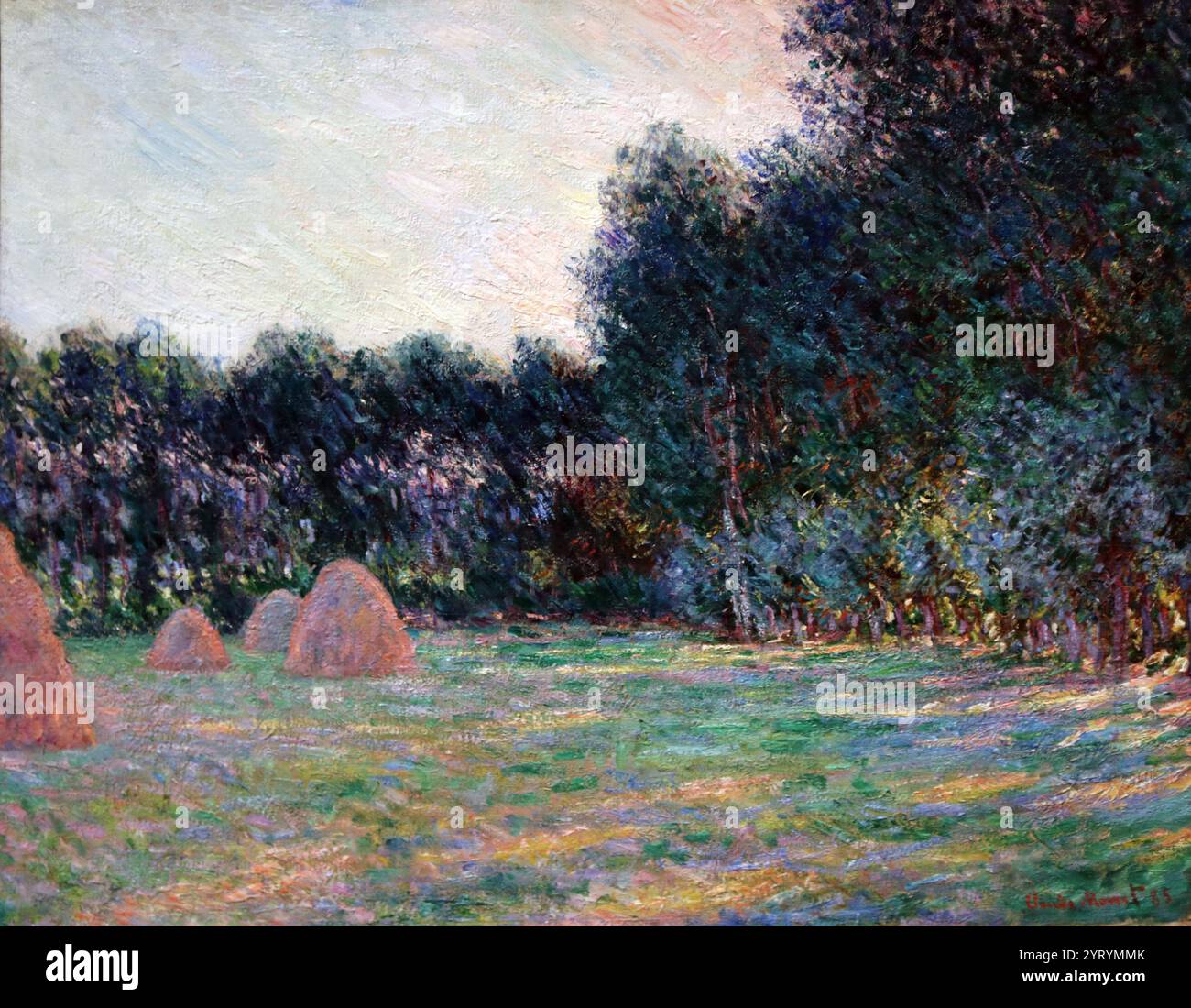 Meadow with Haystacks near Giverny, 1885, by Claude Monet (1840?1926 ...