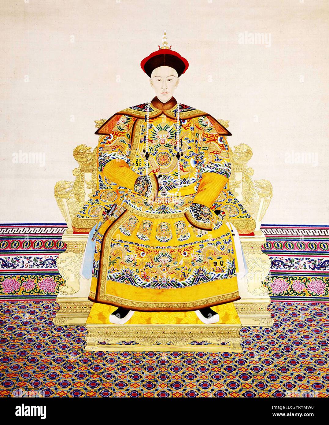 The Guangxu Emperor of the Qing dynasty, from 1875 to 1908, was largely ...