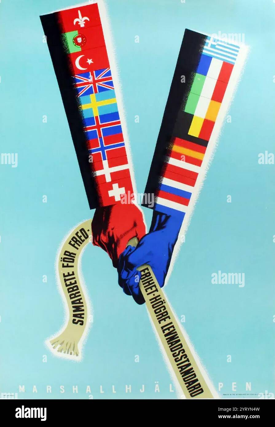 Advertising poster 1950 hi-res stock photography and images - Alamy