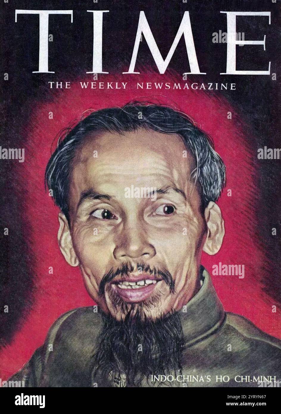 Time Magazine cover depicting Ho Chi Minh in 1954. (1890 ? 1969 ...