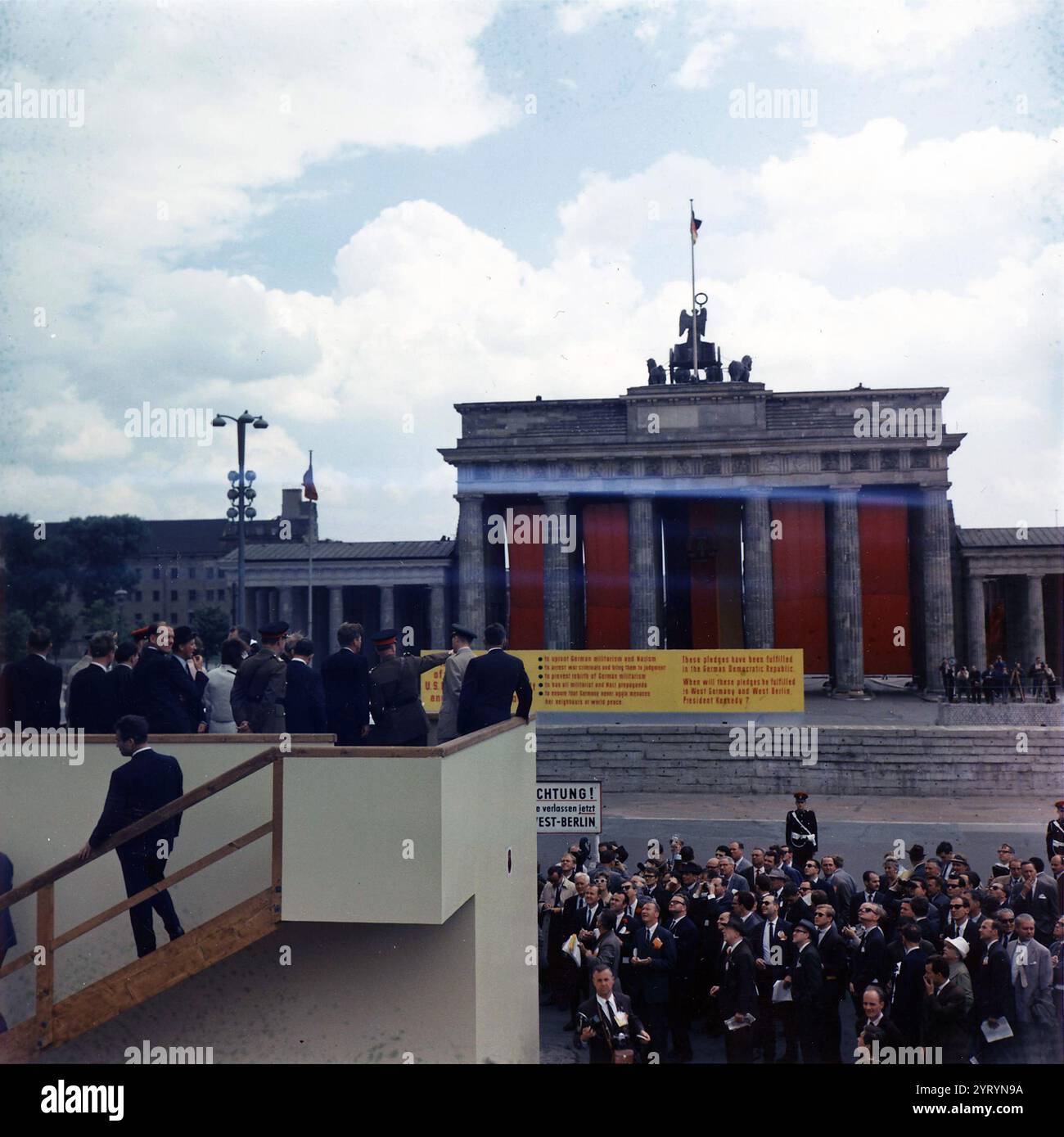 Kennedy, 'Ich bin ein Berliner' (I am a Berliner), a speech by United ...