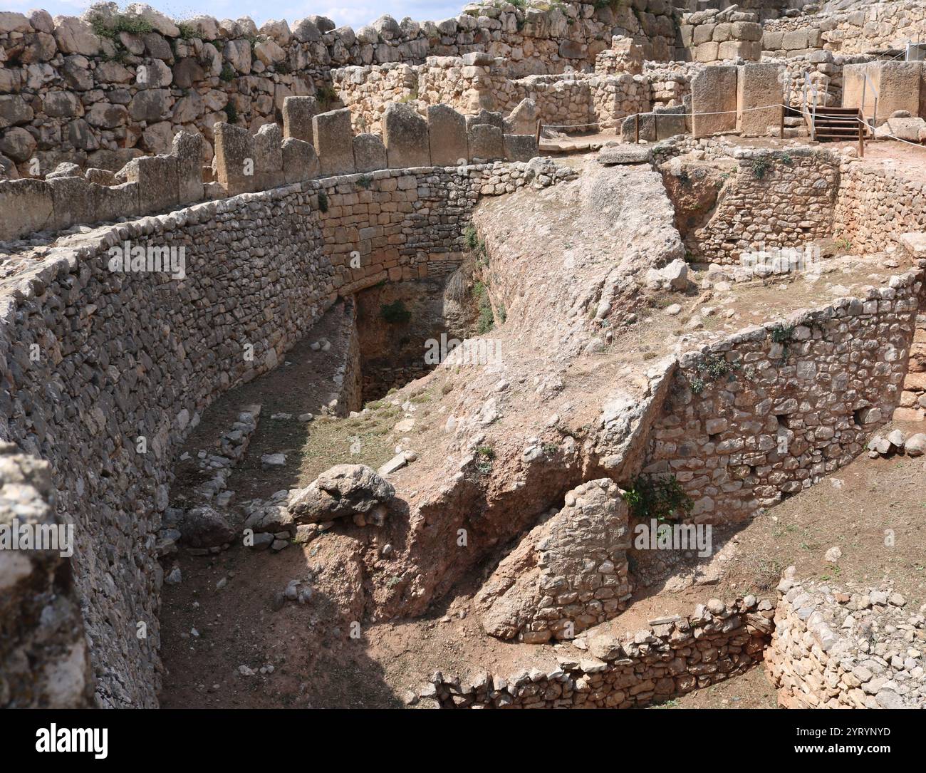 Grave Circle A is a 16th-century BC royal cemetery situated to the ...