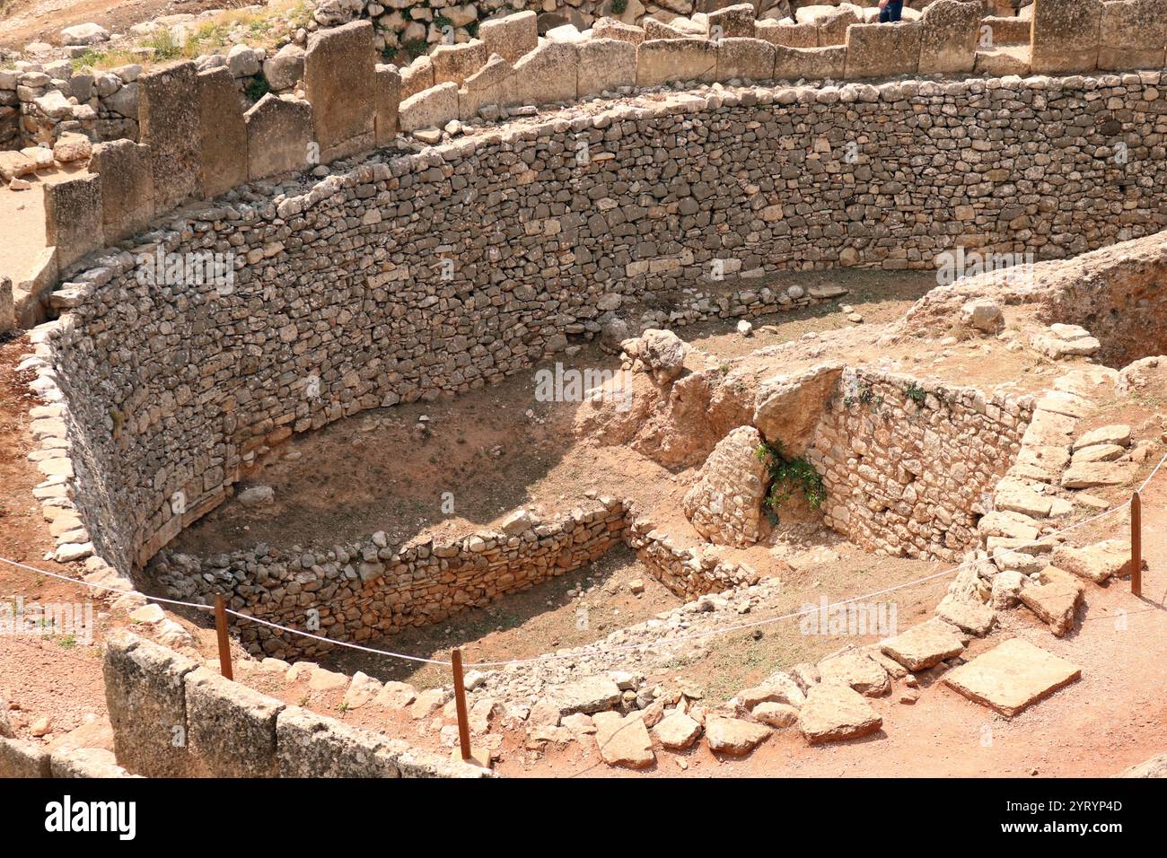 Grave Circle A is a 16th-century BC royal cemetery situated to the ...