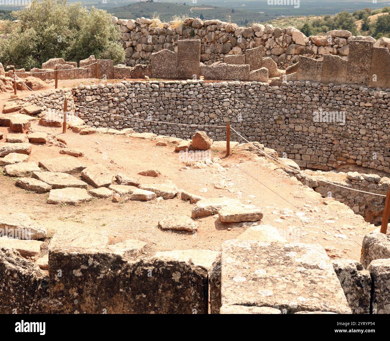 Grave Circle A is a 16th-century BC royal cemetery situated to the ...