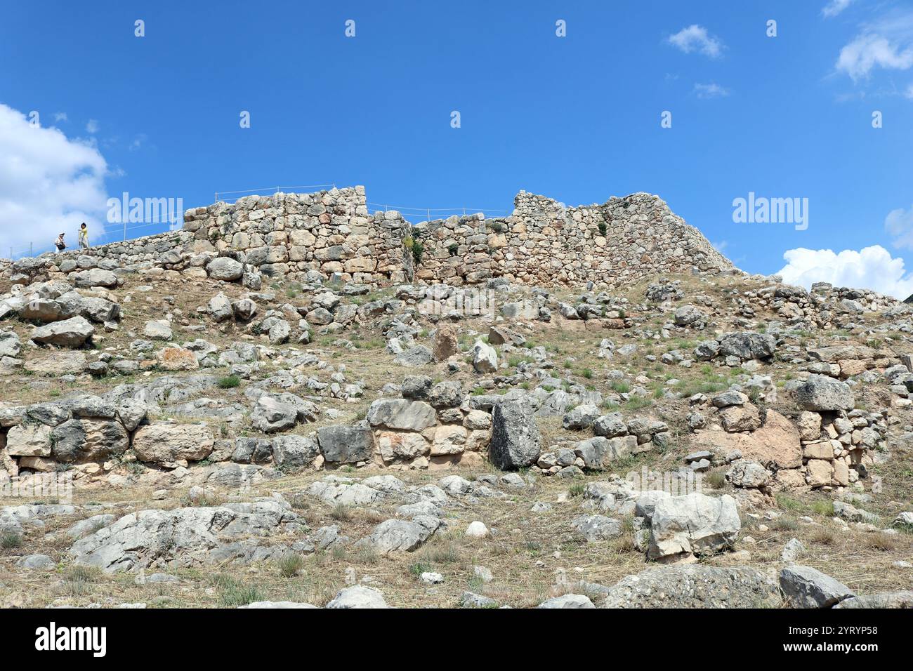 Bronze Age citadel of Mycenae in southern Greece. Mycenae was built ...