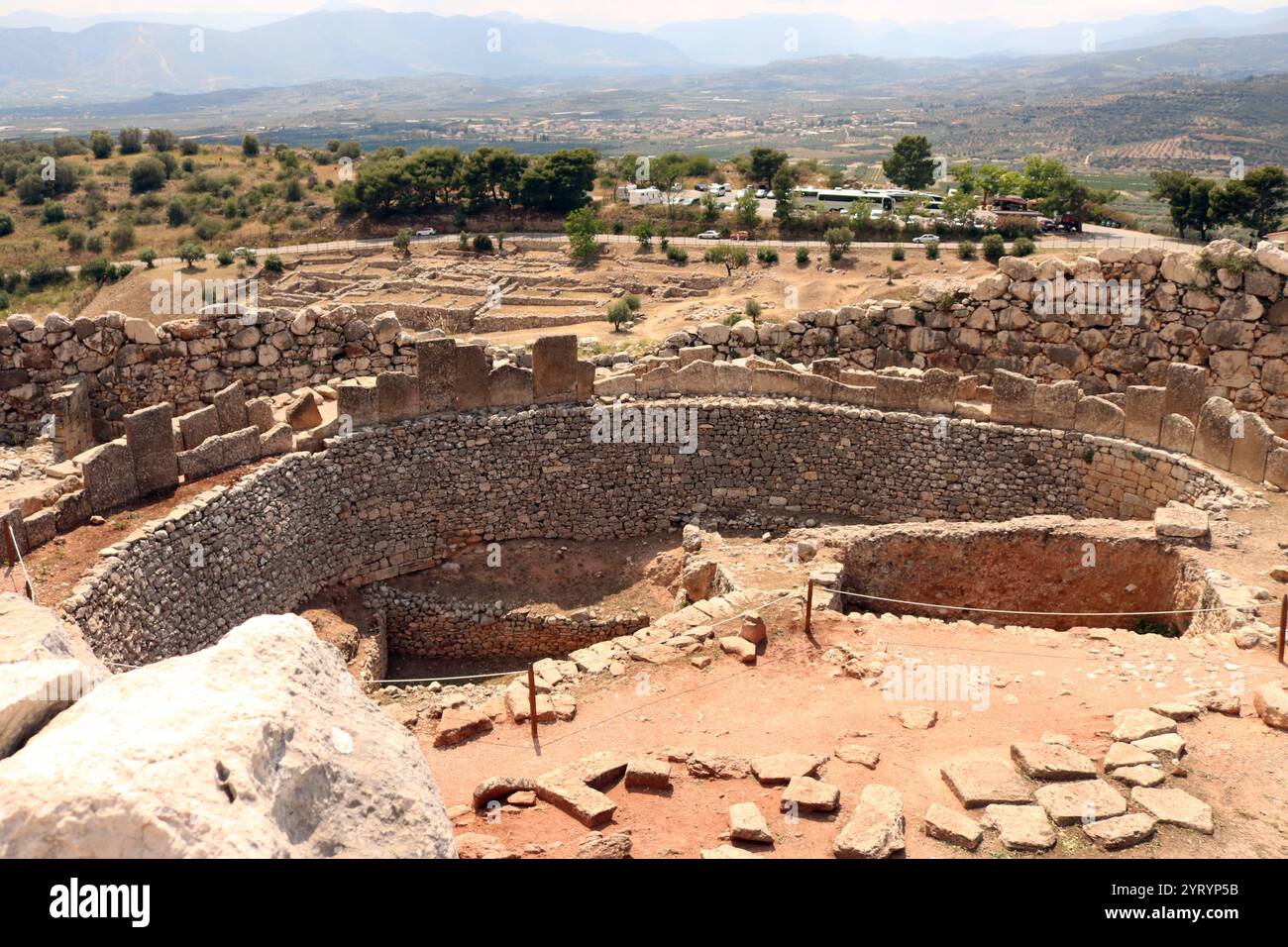 Grave Circle A is a 16th-century BC royal cemetery situated to the ...