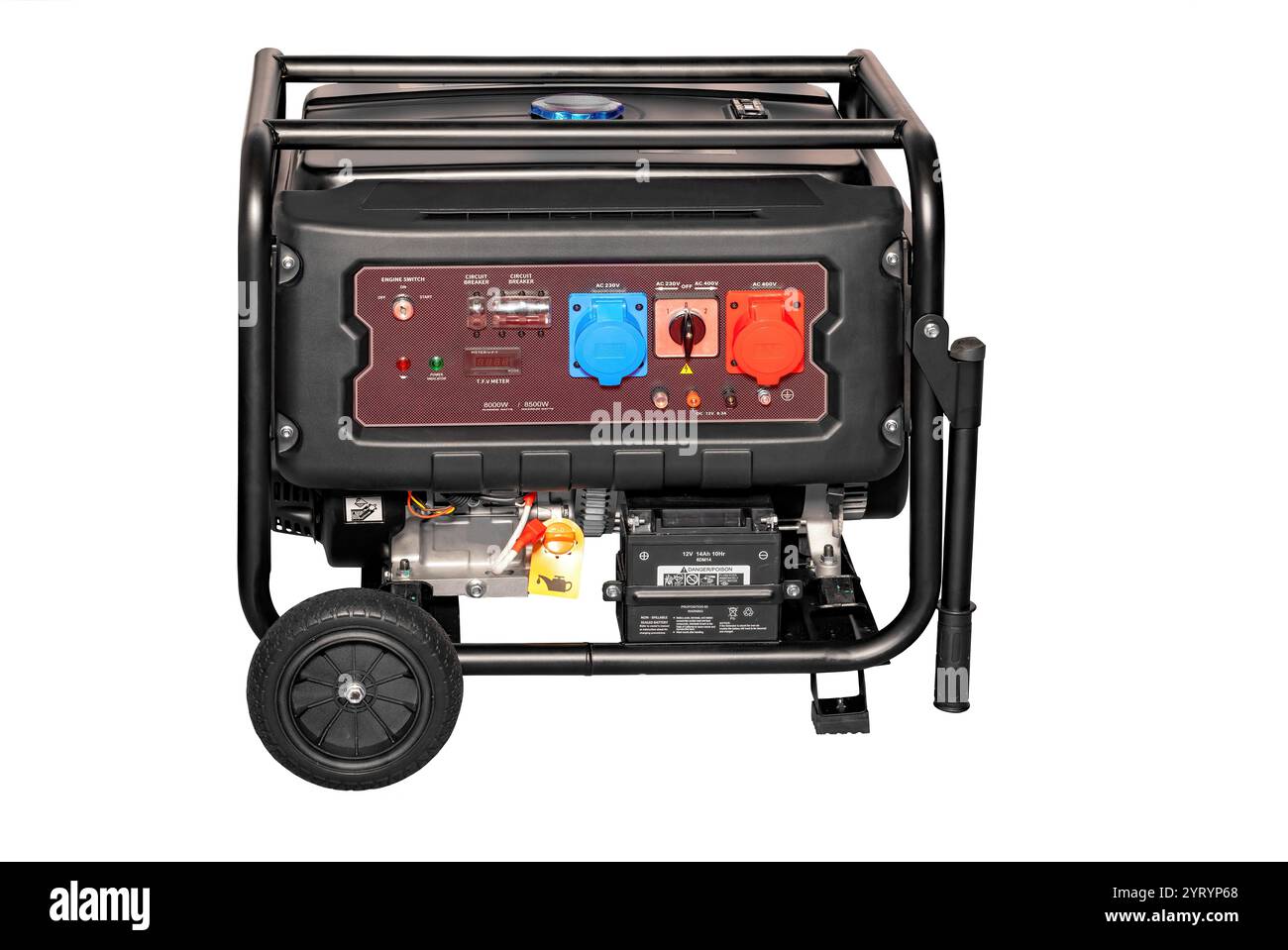 Portable power generator ready for outdoor adventures and emergency ...