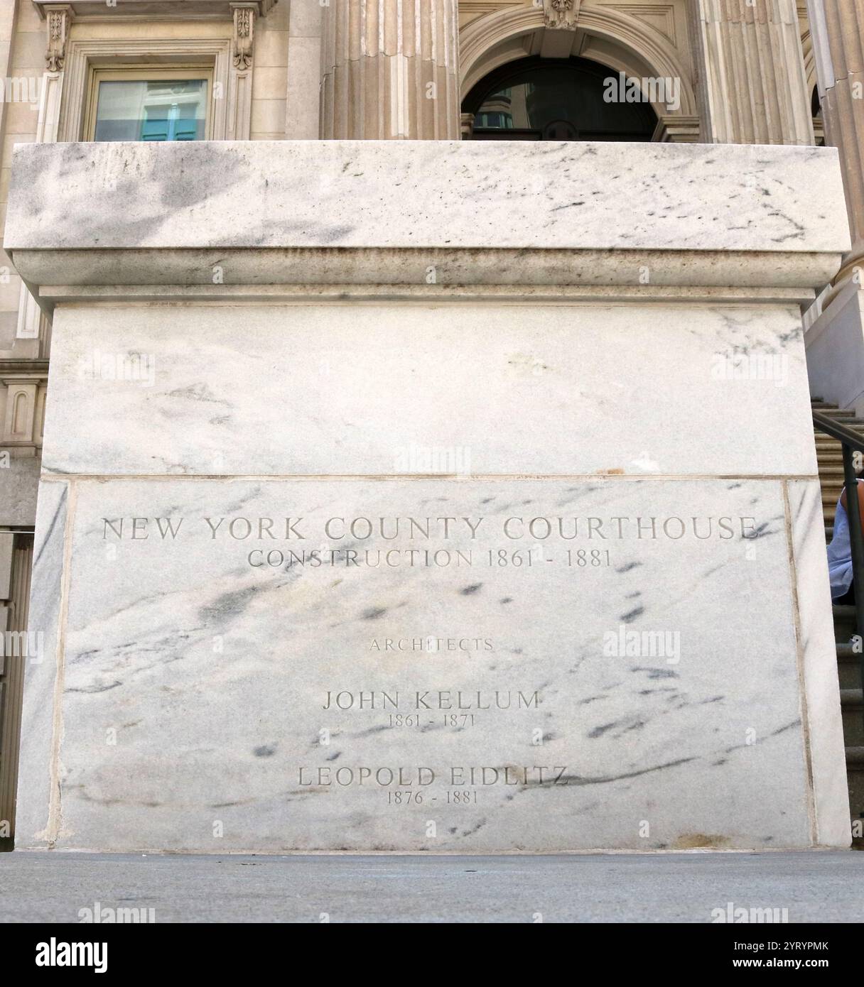 New York County Courthouse, Centre Street, east of Chambers Street, in ...