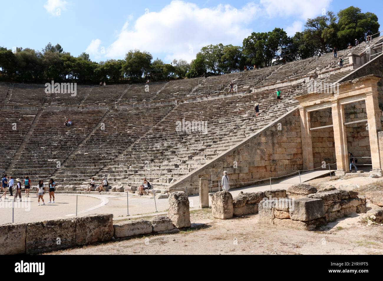 The Ancient Theatre of Epidaurus is a theatre in the Greek city of ...