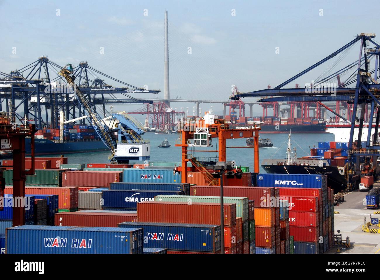 Hong Kong Container Port. 2010. Hong Kong Special Administrative Region ...