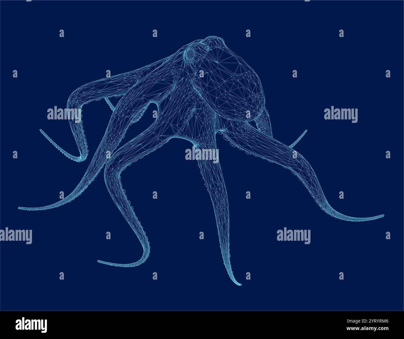 Octopus on the menu Stock Vector Images - Alamy