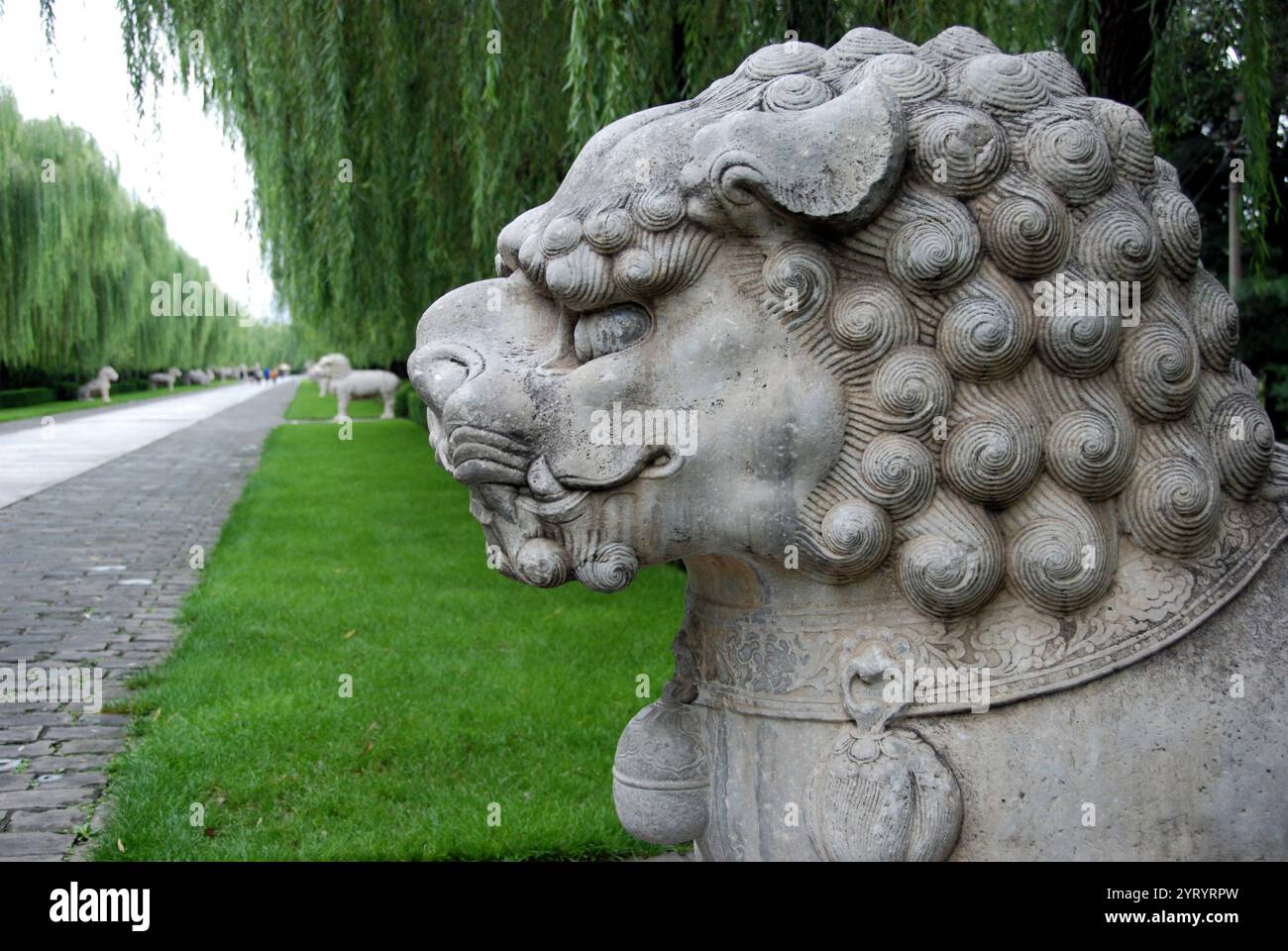 The Ming tombs; a collection of mausoleums built by the emperors of the ...