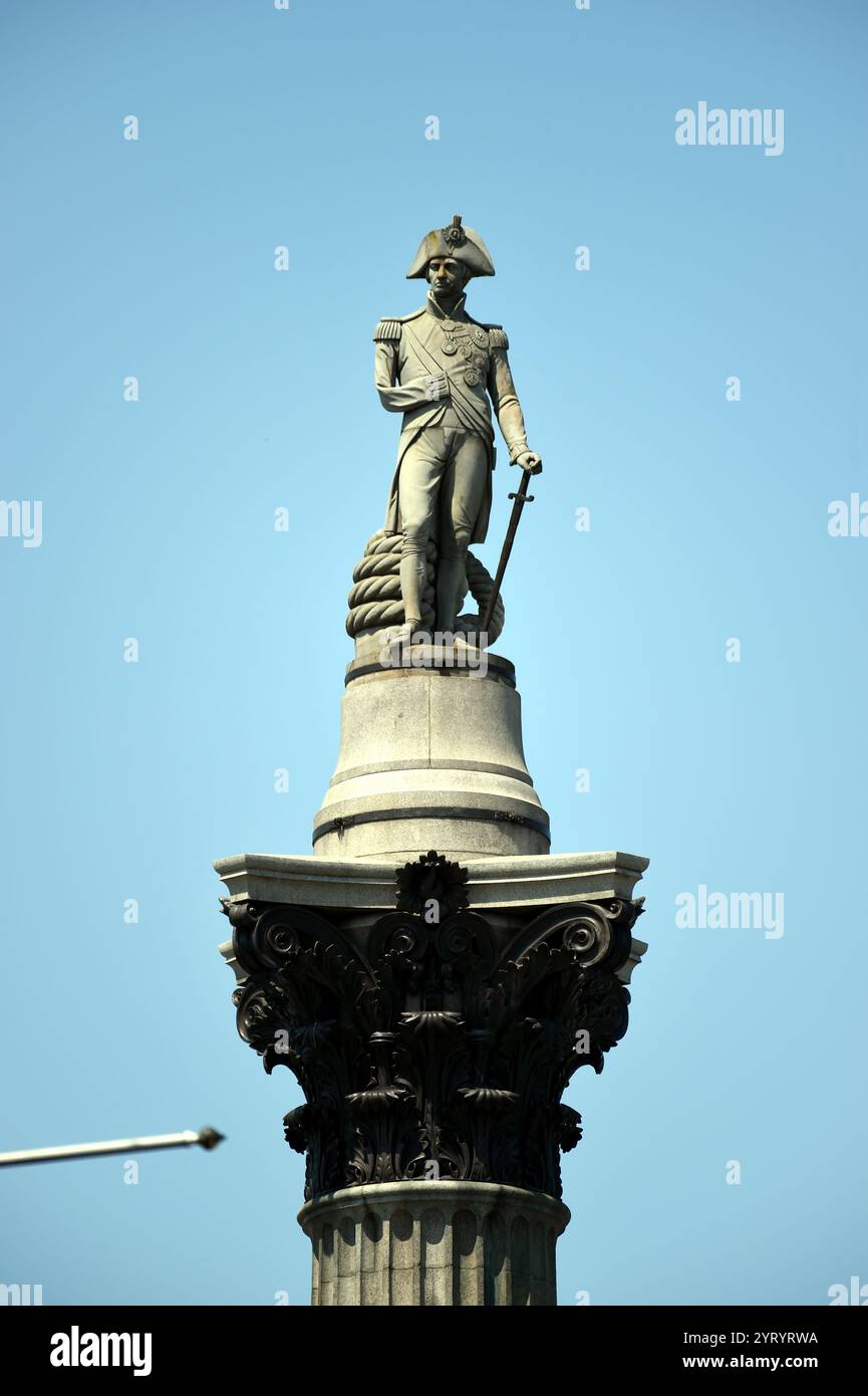 Nelson's Column is a monument in Trafalgar Square in the City of ...
