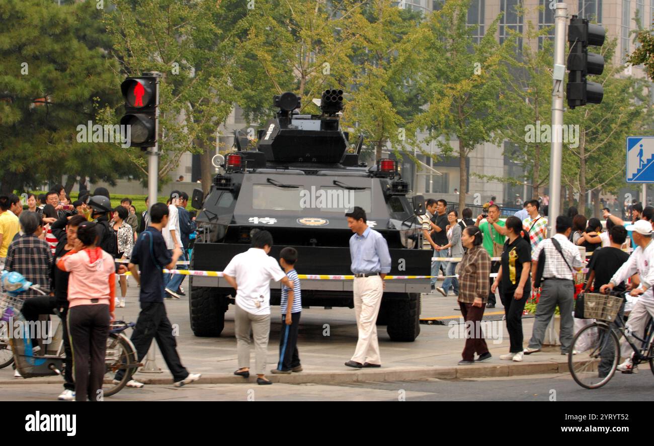 Security in Beijing for the National Day of the People's Republic of ...