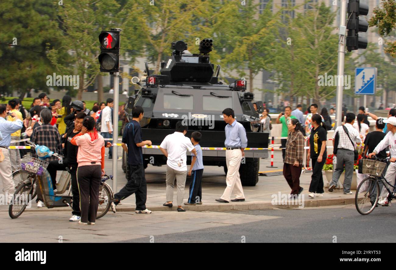 Security in Beijing for the National Day of the People's Republic of ...