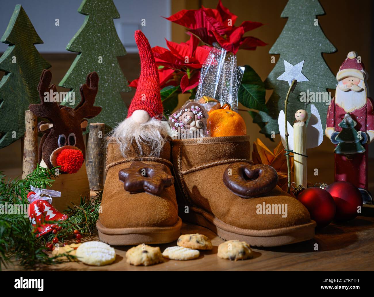Sieversdorf, Germany. 05th Dec, 2024. ILLUSTRATION: A pair of children ...