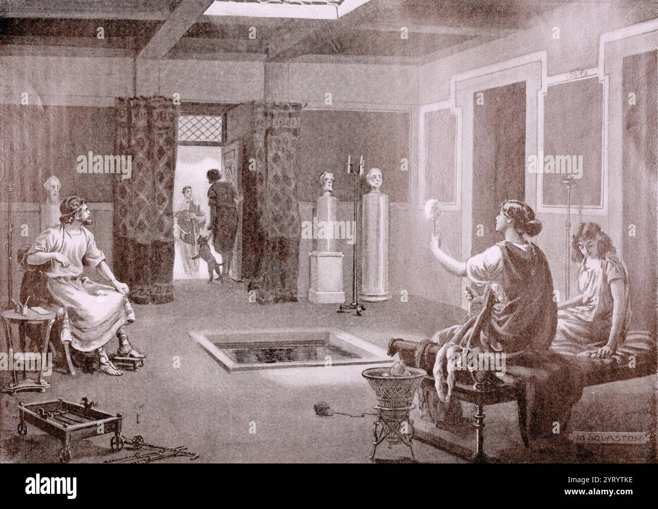 Roman house hi-res stock photography and images - Alamy