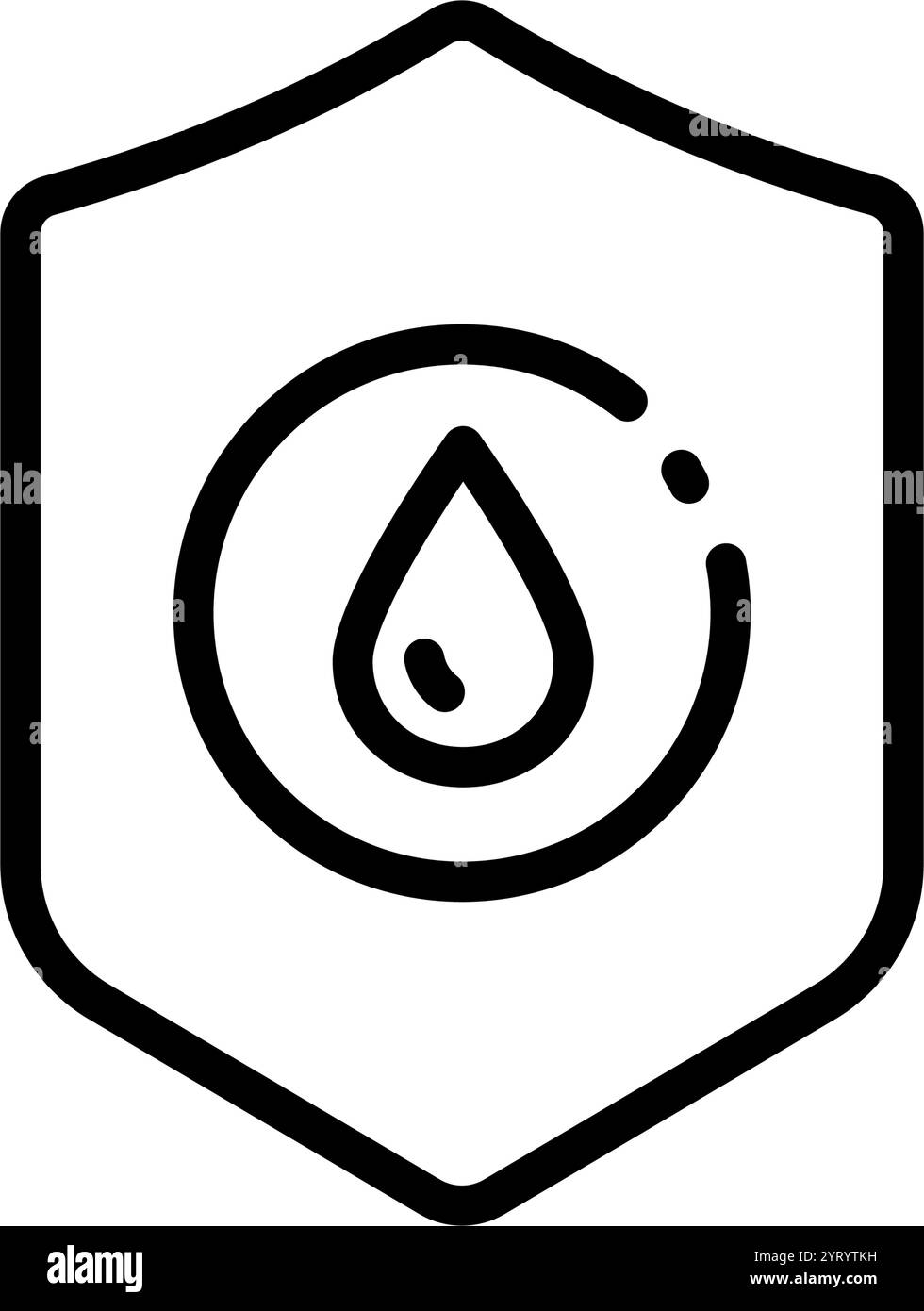 Filtration and purification water icon. Osmosis and desalination ...