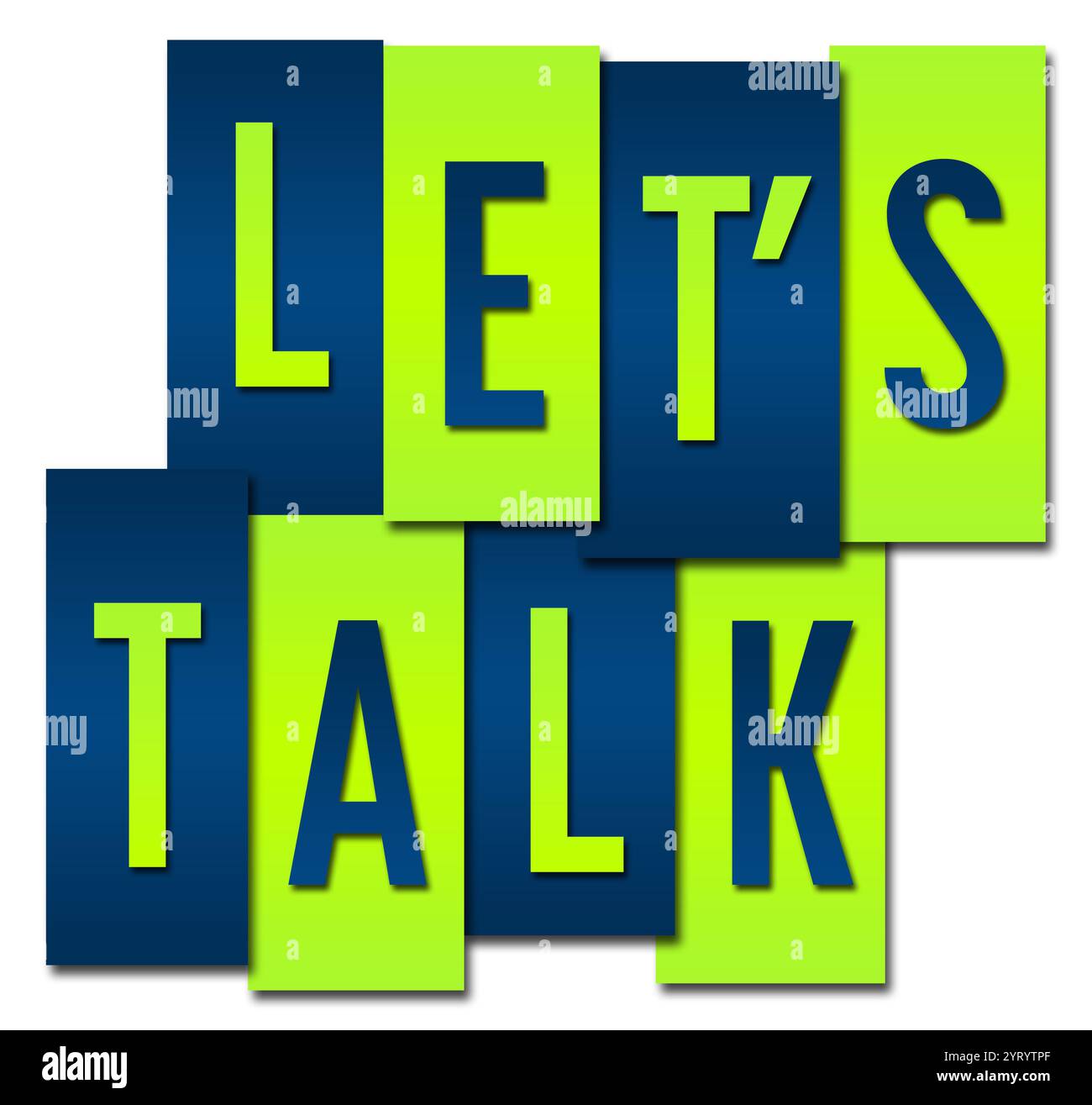 Lets talk Cut Out Stock Images & Pictures - Alamy