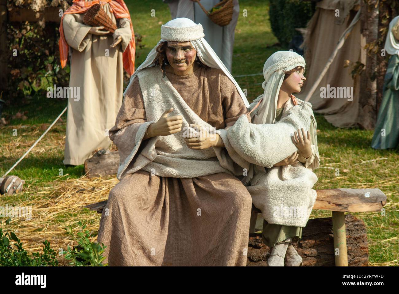 Italy, Umbria, Assisi - (12/05/2024) During the Christmas time, Assisi ...