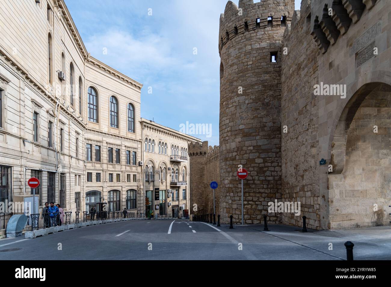 Inside the Old Town, Baku, Azerbaijan Stock Photo - Alamy