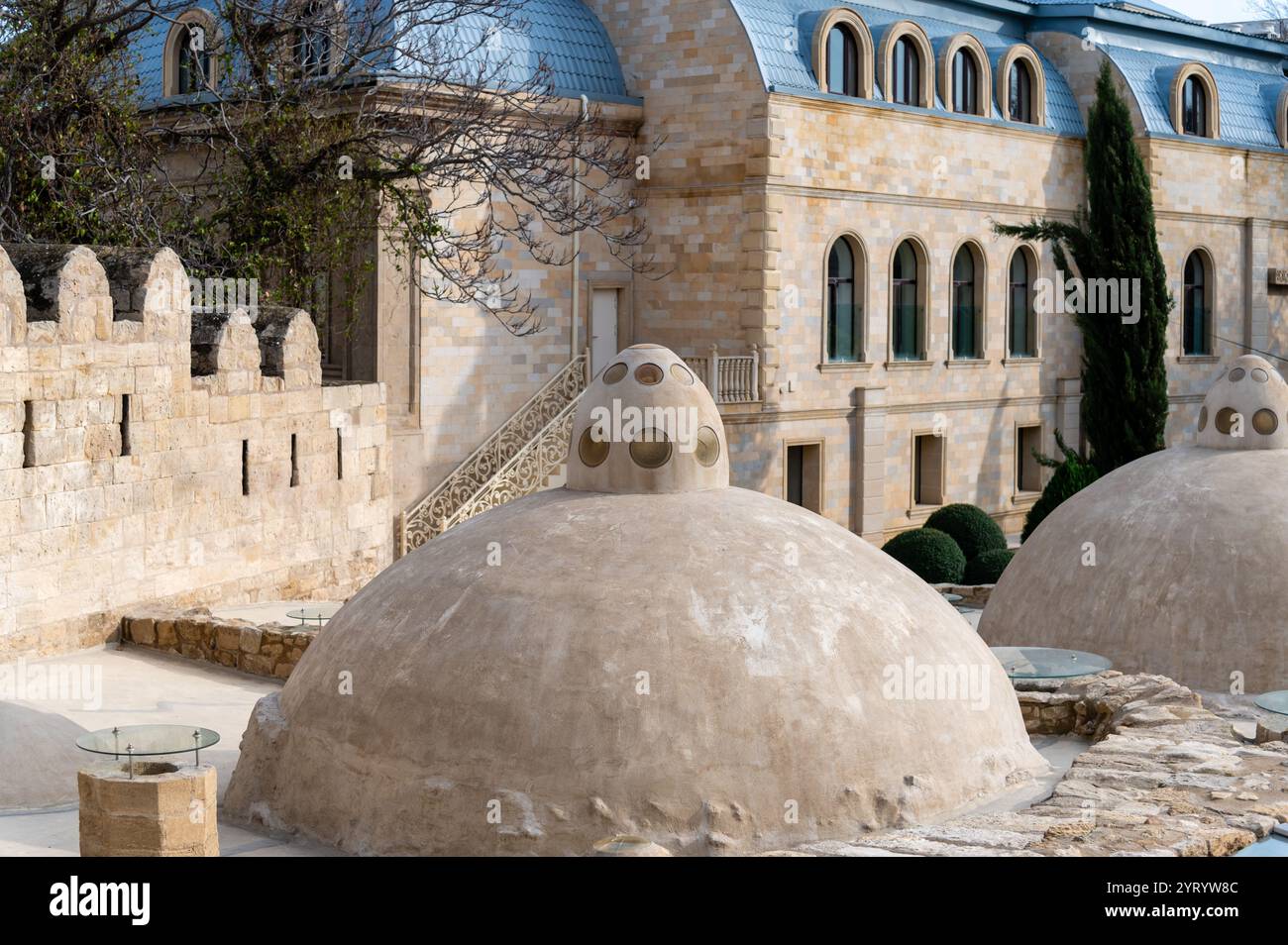 Inside the Old Town, Baku, Azerbaijan Stock Photo - Alamy