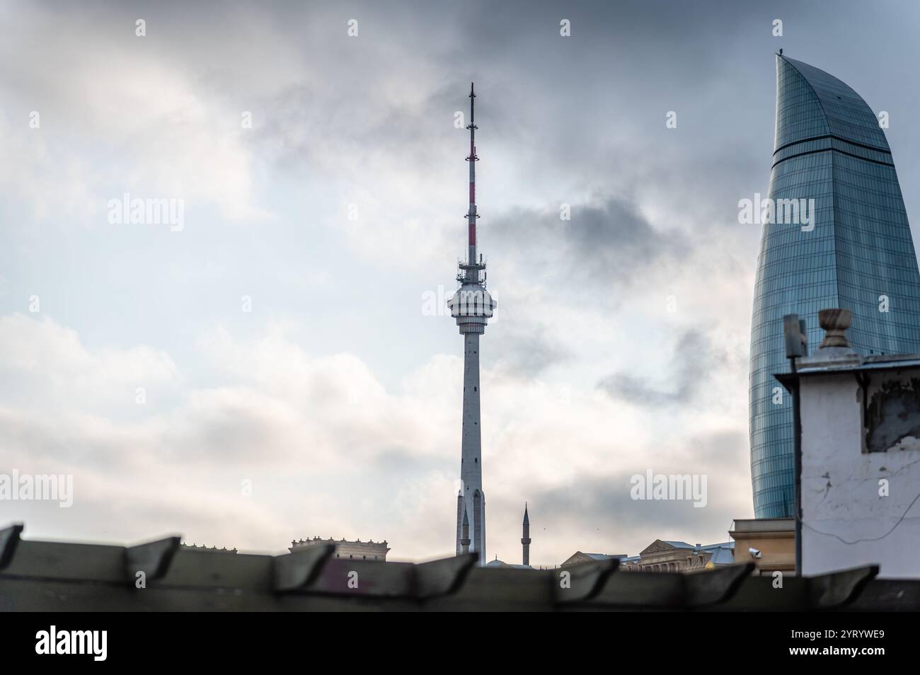 Tower in baku baku hi-res stock photography and images - Alamy