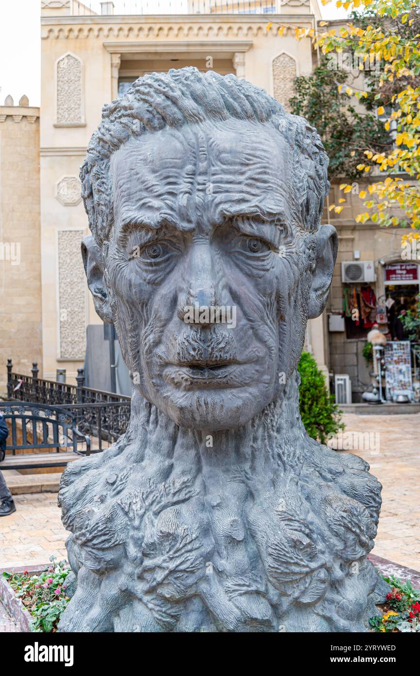 Aliagha Vahid Monument in Baku, Azerbaijan Stock Photo - Alamy