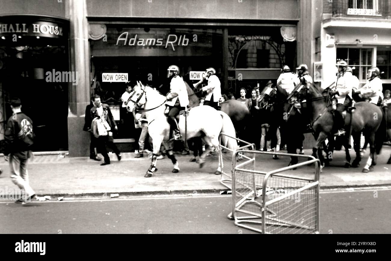 Photographs taken during the Poll Tax riots. The Poll Tax Riots were a ...
