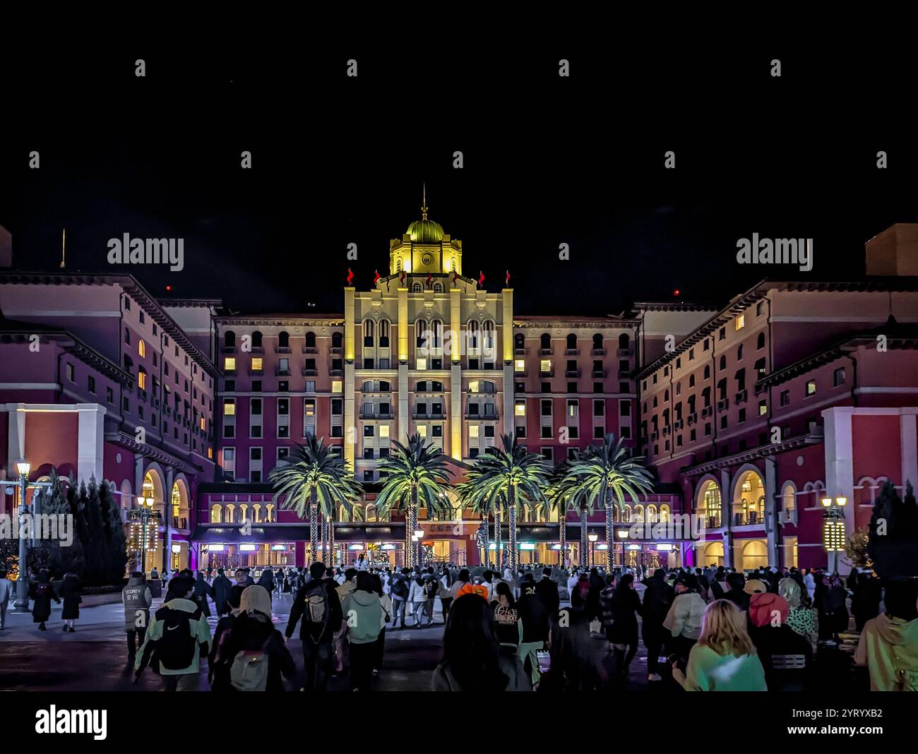 Beijing, China. 3 November 2024. Exterior of the hotel at Universal ...