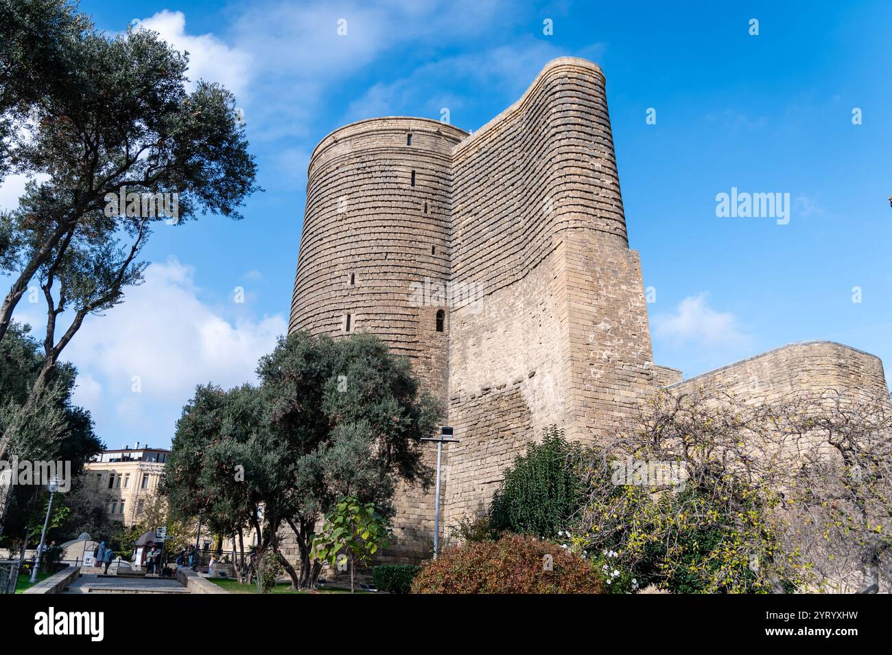 Baku, azerbaijan maiden tower hi-res stock photography and images - Alamy