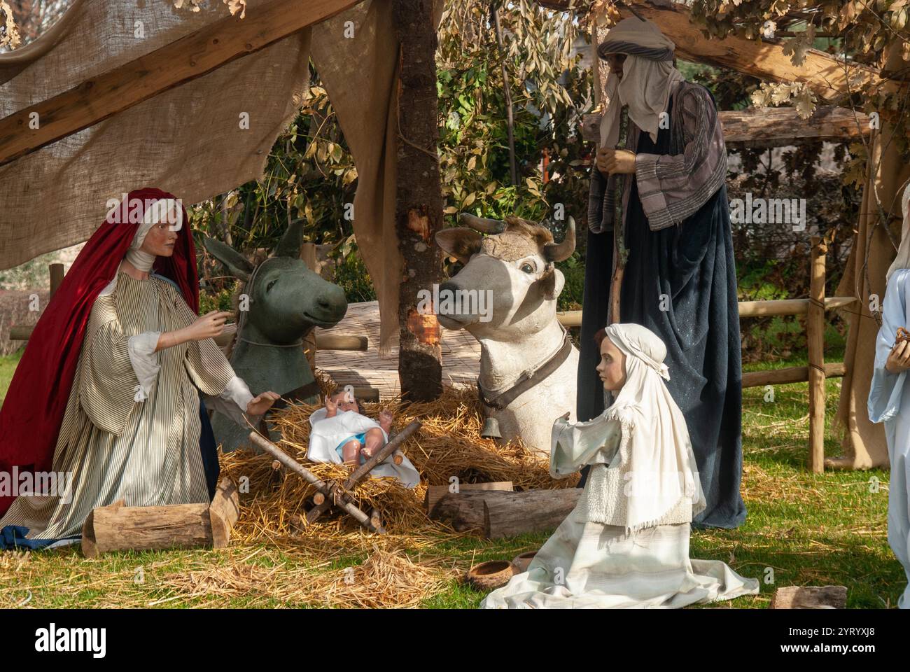 Italy, Umbria, Assisi - (12/05/2024) During the Christmas time, Assisi ...