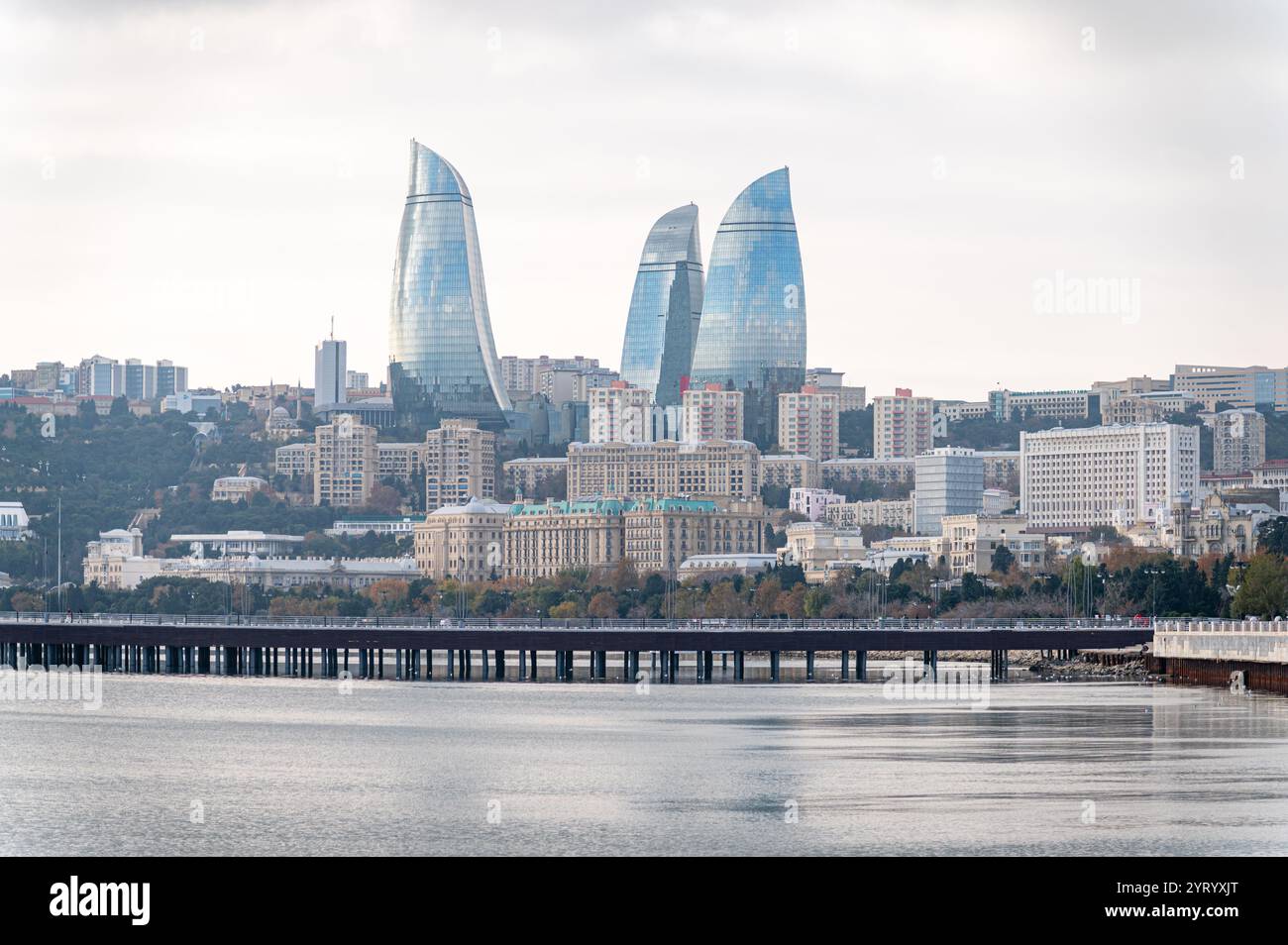 Flame Towers, Baku, Azerbaijan Stock Photo - Alamy