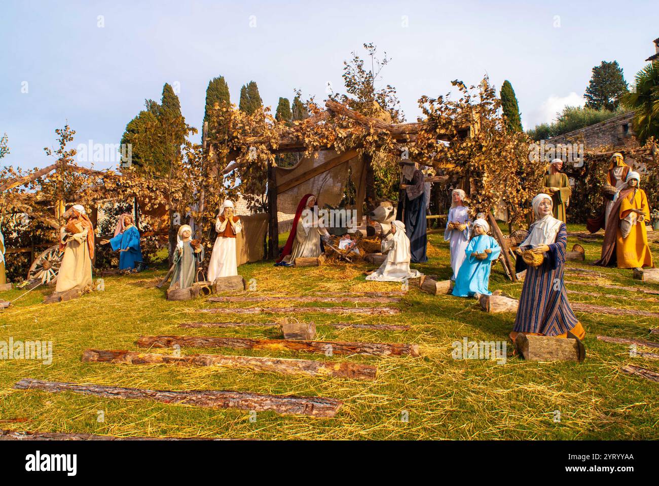 Italy, Umbria, Assisi - (12/05/2024) During the Christmas time, Assisi ...