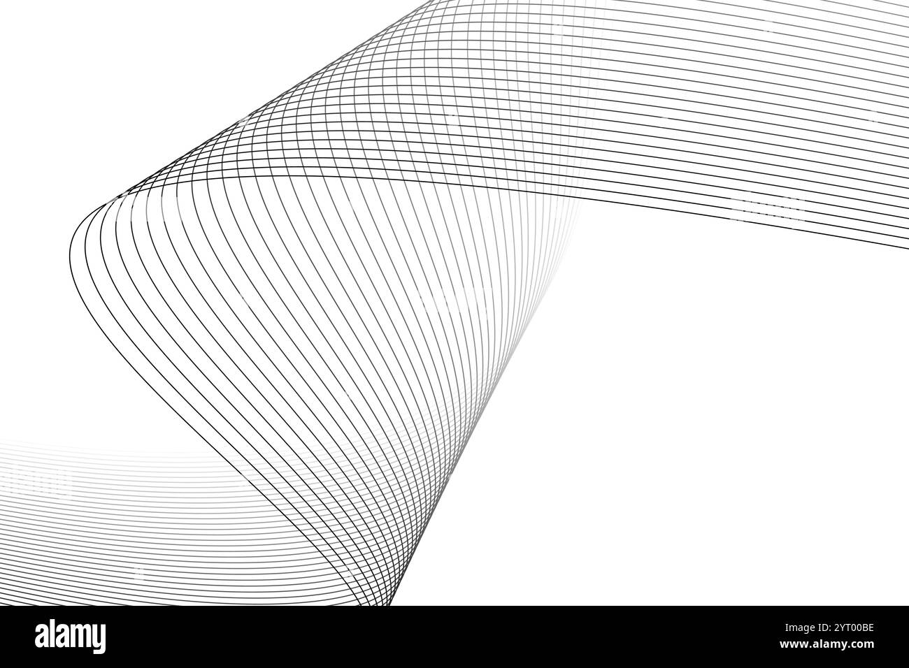 smooth flowing wave gradient dots background. Vector illustration Stock ...