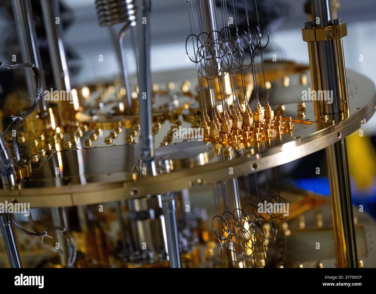 Munich, Germany. 05th Dec, 2024. A quantum computer being built by the ...