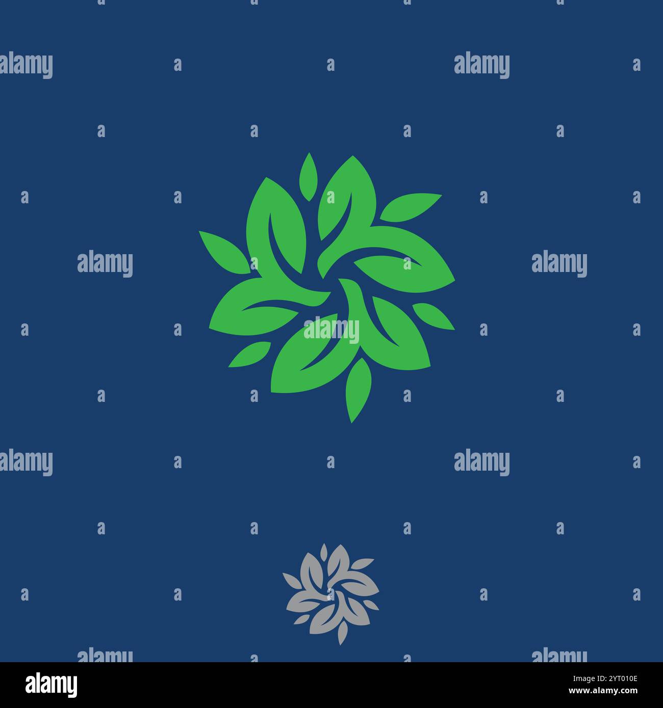 Leaf logo design for farming or farmer association and more. Vector ...