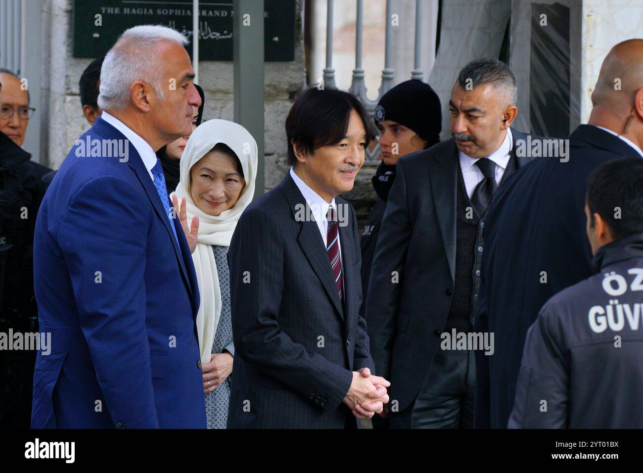 Fatih, Istanbul, Turkey. 5th Dec, 2024. Japanese Crown Prince Akishino ...