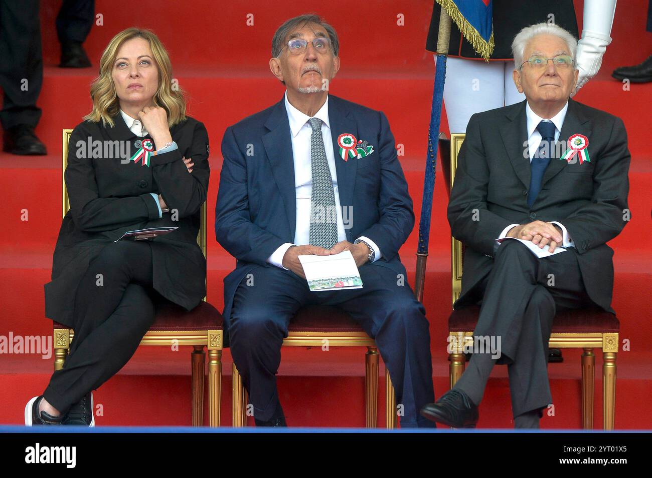 Italy, Rome, June 2, 2024 : Republic Day, military parade in Via dei ...