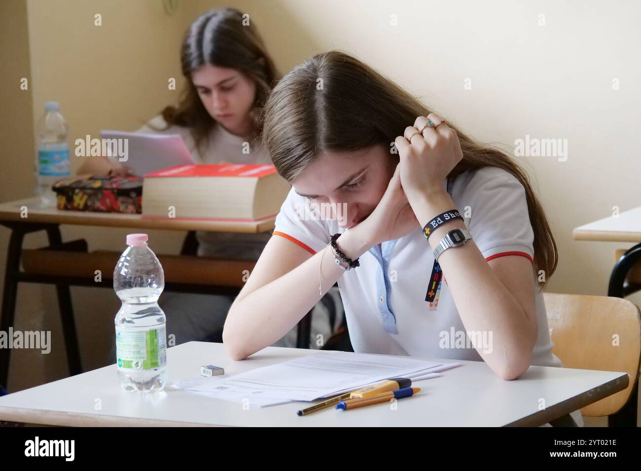 Italy, Arezzo, June 19, 2024 : High school maturity exams 2024 ...